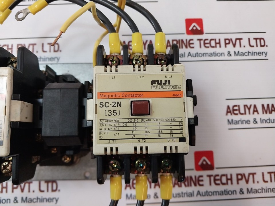 Fuji Electric SC-2N Reversible Magnetic Contactor 35A 400-440V 60Hz | eBay