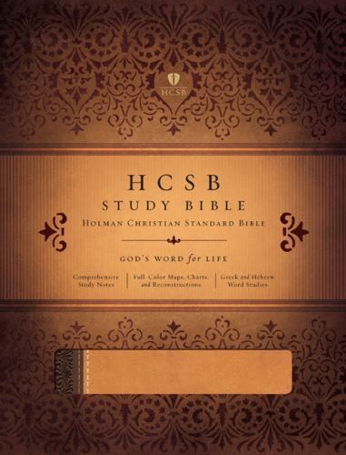 HCSB Study Bible, Brown/Tan LeatherTouch Indexed by The HCSB ...