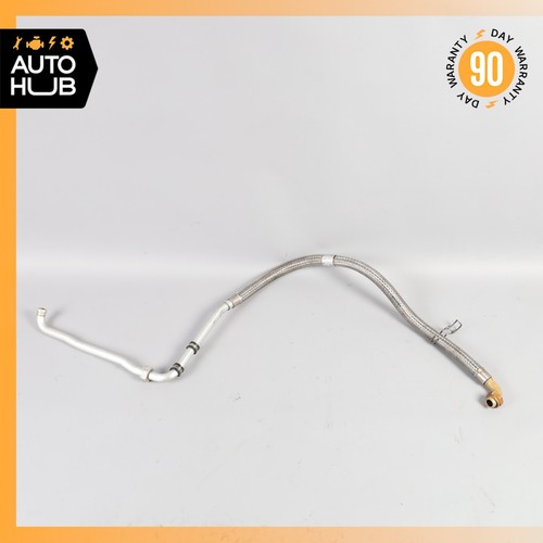 05-07 Maserati Quattroporte M139 F1 Engine Heat Exchanger Oil Feed Line ...
