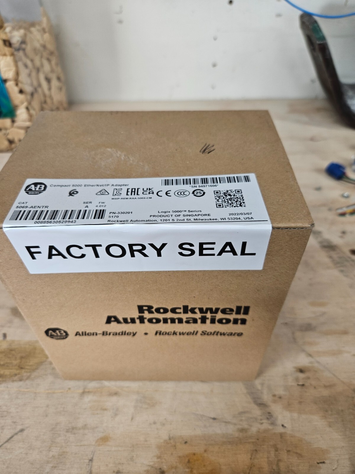 New Sealed Allen-Bradley 5069-AENTR Compact 5000 EtherNet/IP Adapter ...