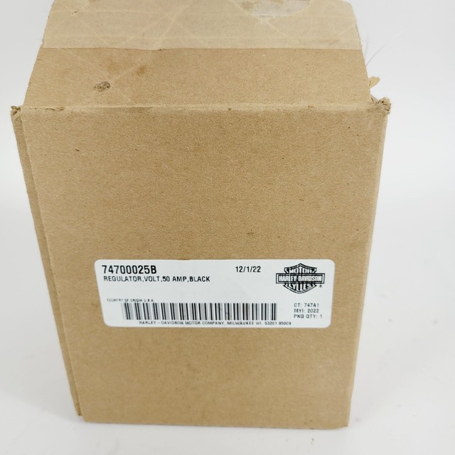 Harley-Davidson 74700025 50a Voltage Regulator Assembly Black for sale ...