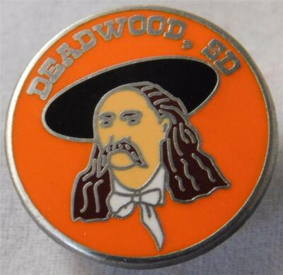 Museum Quality Wild Bill Hickok Deadwood SD Pin Made USA Bronze Size: 3 ...