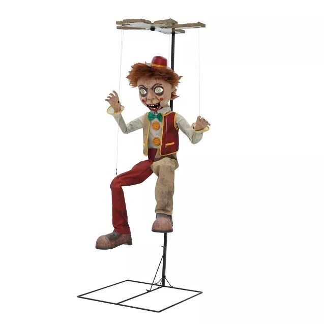 7'7" Moving Talking Scary Ventriloquist Dummy Animatronic Halloween ...