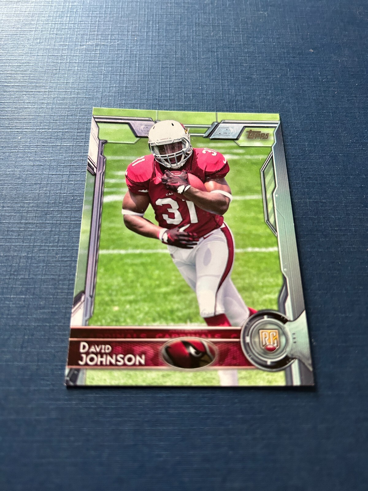 2015 Topps Football David Johnson Rookie Card #473 Factory Set Break NM ...