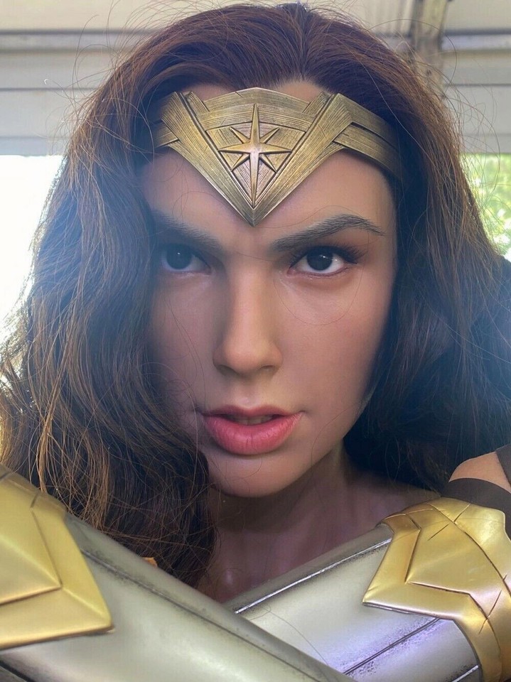 1/1 Life Size Wonder Woman Bust Statue Silicone Model Queen Studios ...