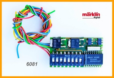 Märklin 6081, Digitaldecoder, Motorola-Decoder für Gleichstrommotoren. | eBay.de