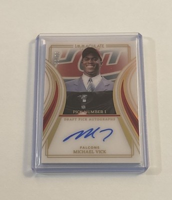 2023 Panini Immaculate Collection Michael Vick Draft Pick Autograph #91 ...