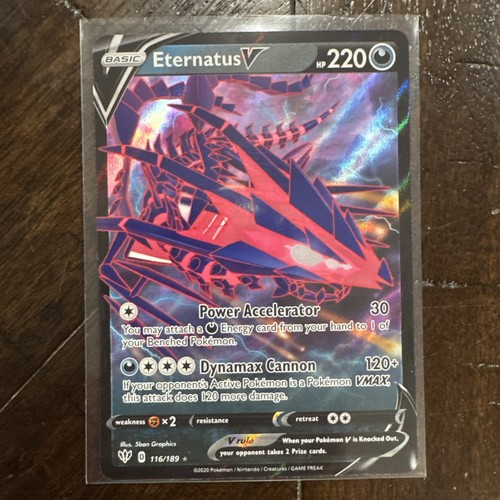 Pokémon Card - Eternatus V 116/189 Swsh03: Darkness Ablaze Holo | eBay