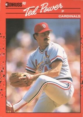 #653 Ted Power - St. Louis Cardinals - 1990 Donruss Baseball | eBay