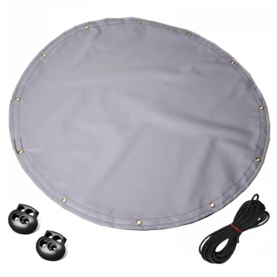 ROUND TARPAULIN HAY COVER Sheep Ring Feeder Keep Hay Dry From Rain ...