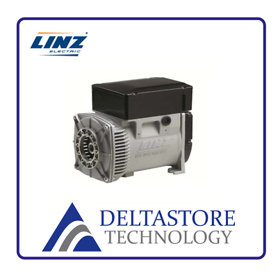 ALTERNATORE LINZ TRIFASE E1S13 4 POLI DA 8 A 20 kVA COMPOUND - FLANGIA ...