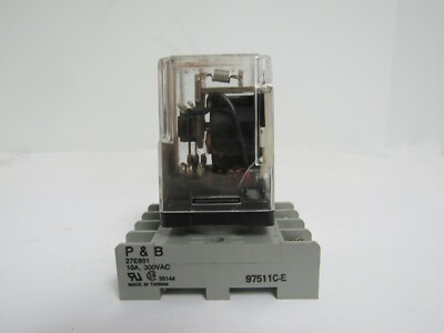 POTTER & BRUMSFIELD KRPA-11AG-120 RELAY W/ 27E891 BASE | eBay