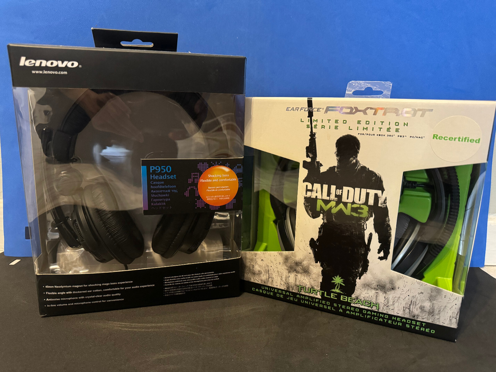 Turtle Beach Call Of Duty: MW3 Ear Force Foxtrot + Lenovo P950 Black ...