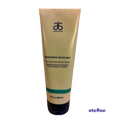 Arbonne Seasource Detox Spa Sea Mud Face & Body Mask 8 oz New without ...