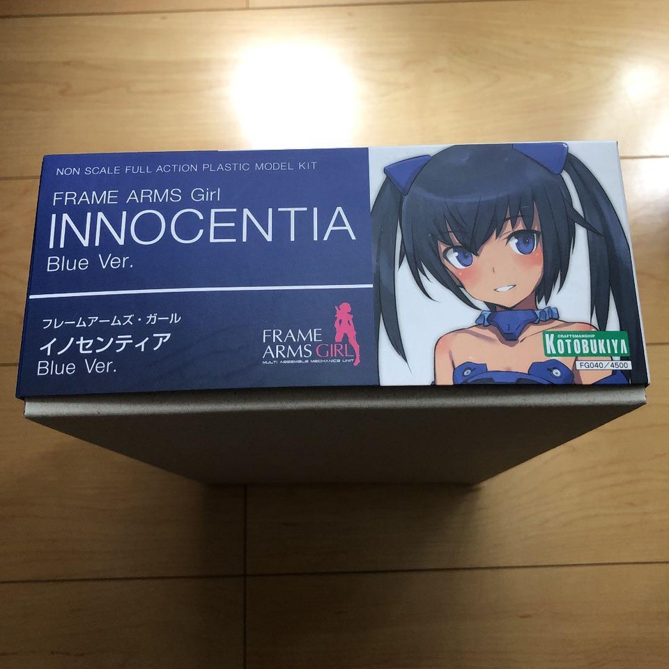 Innocentia Blue Ver. Plastic Model Kit Frame Arms Girl kotobukiya Japan ...