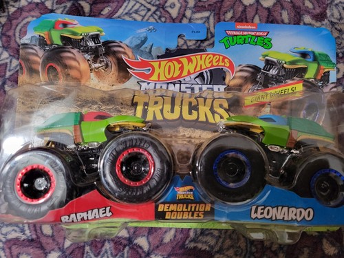 HOT WHEELS MONSTER TRUCK TMNT Teenage Mutant Ninja Turtles Limited 2 ...