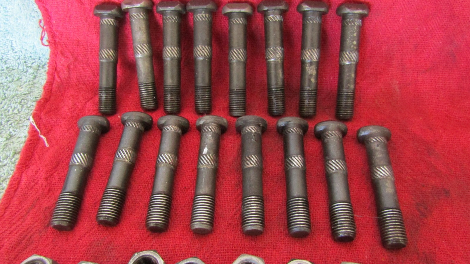 OEM BBC Chevy 454 7/16" Boron Steel Rod Bolts & Nuts COPA OEM Used ...