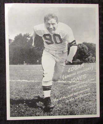 Vintage EDGAR JONES Cleveland Browns NFL Football Promo 8x10" FVF 7.0 ...