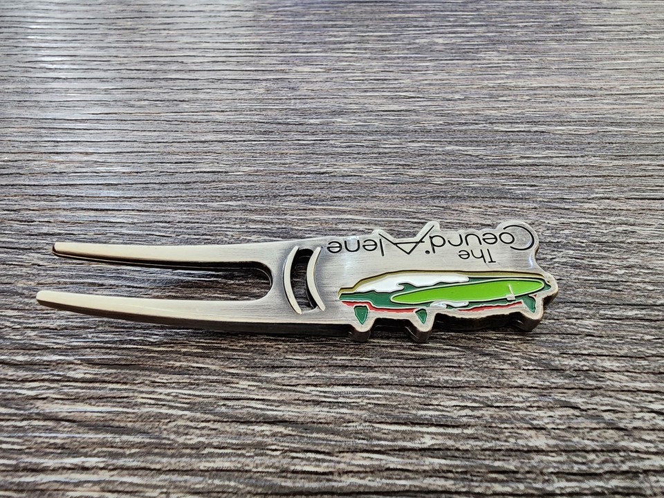 Rare The Coeur d'Alene Idaho Golf Metal Divot/Pivot Repair Tool Members ...