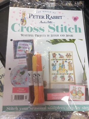 Beatrix Potter Peter Rabbit Cross Stitch Partworks,#20 FREE Thread To ...