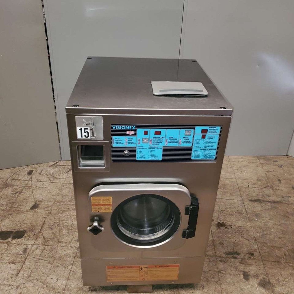 MILNOR COIN OPERATED FRONT LOAD WASHER MODEL: MCR09E5 S/N: 060113305 ...