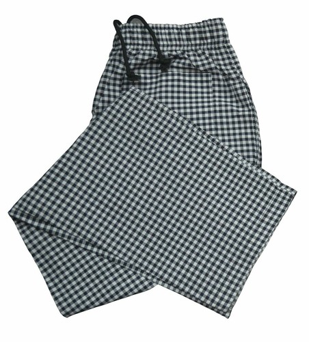 Check Chef Trouser three pockets excellent quality catering work Pant ...