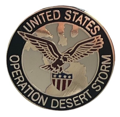24 Pack United States Operation Desert Storm Motorcycle Hat Cap Lapel ...