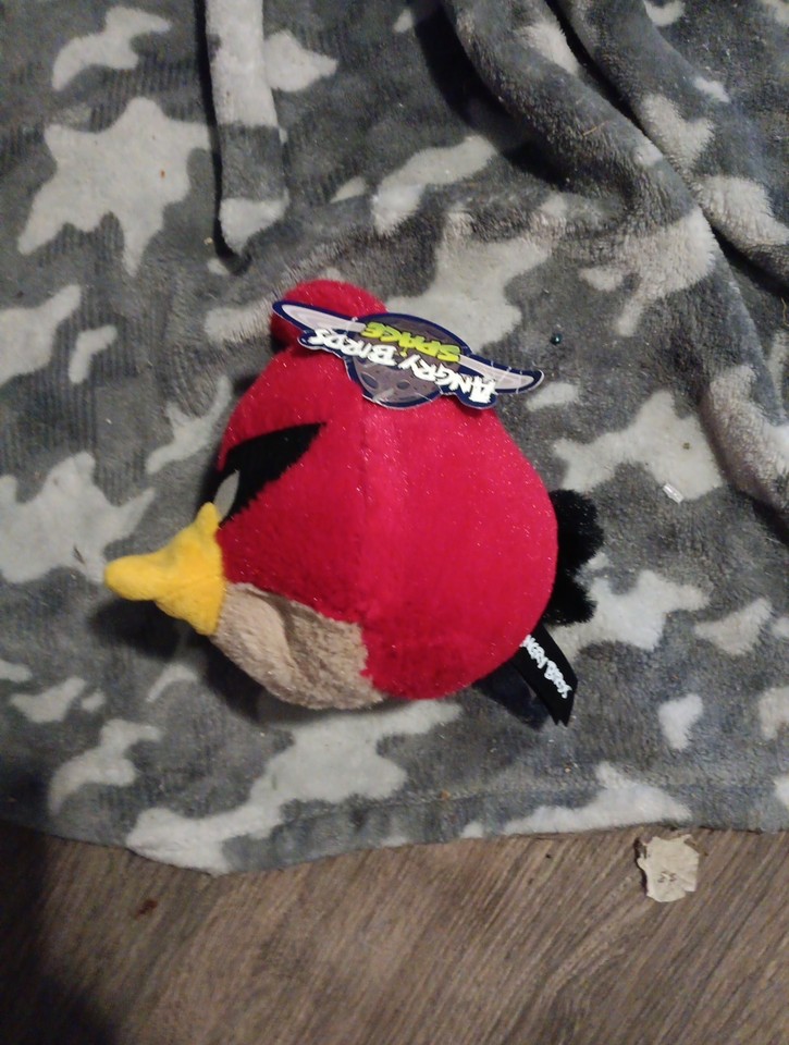 Angry Birds Space 5” Red Bird Stuffed Animal Plush NO SOUND ...