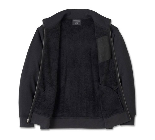 Harley-Davidson Genuine Bar & Shield Track Jacket - Harley Black 96102 ...