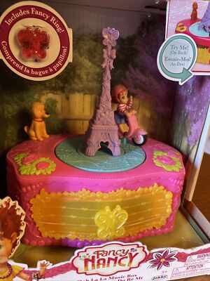NEW Disney Junior Fancy Nancy Figure Ooh La La Jewelry Music Box Play ...