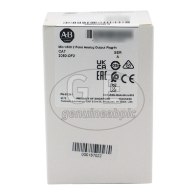 2023 Allen Bradley NEW Sealed 2080-OF2 Micro800 2 Point Analog Output ...