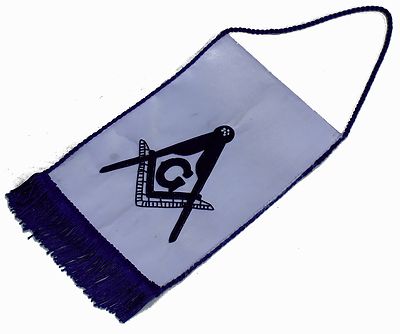 MASONIC MASTER MASON BLUE LODGE TABLE BANNER HAND EMBROIDERED | eBay