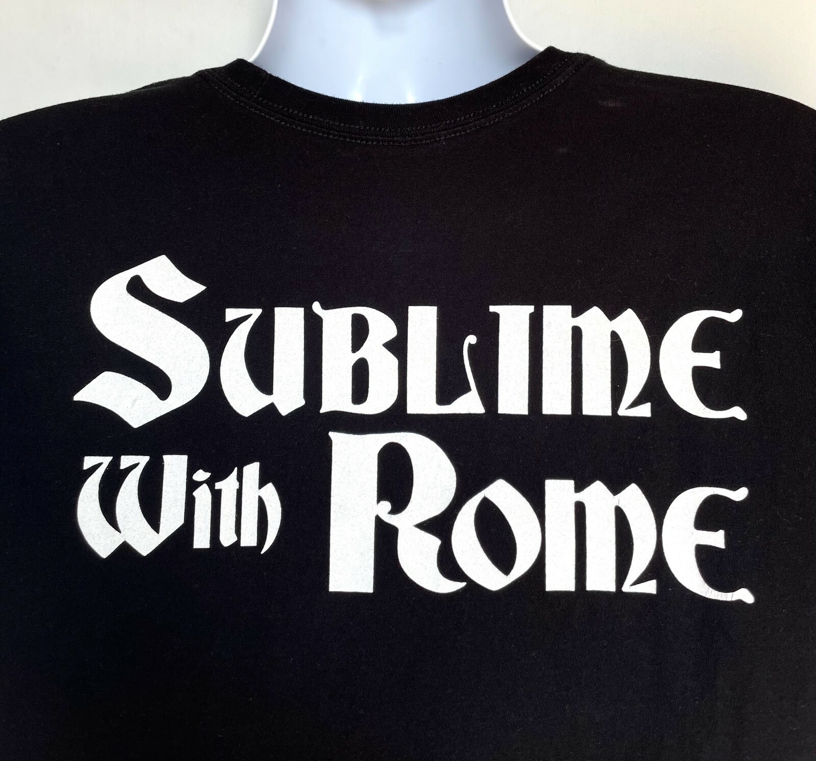 Sublime With Rome SWR Black T-Shirt Size Mens LARGE - Gem