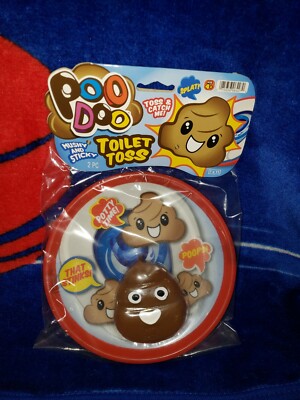 POO DOO TOILET TOSS TOSS & CATCH ME GAME. NEW RED | eBay
