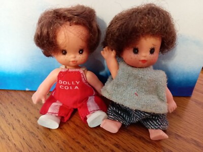 Vintage Dolly Cola doll, with friend | eBay