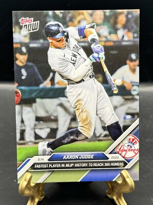 AARON JUDGE 300 Home Runs - 2024 MLB TOPPS NOW® 555 SP | eBay