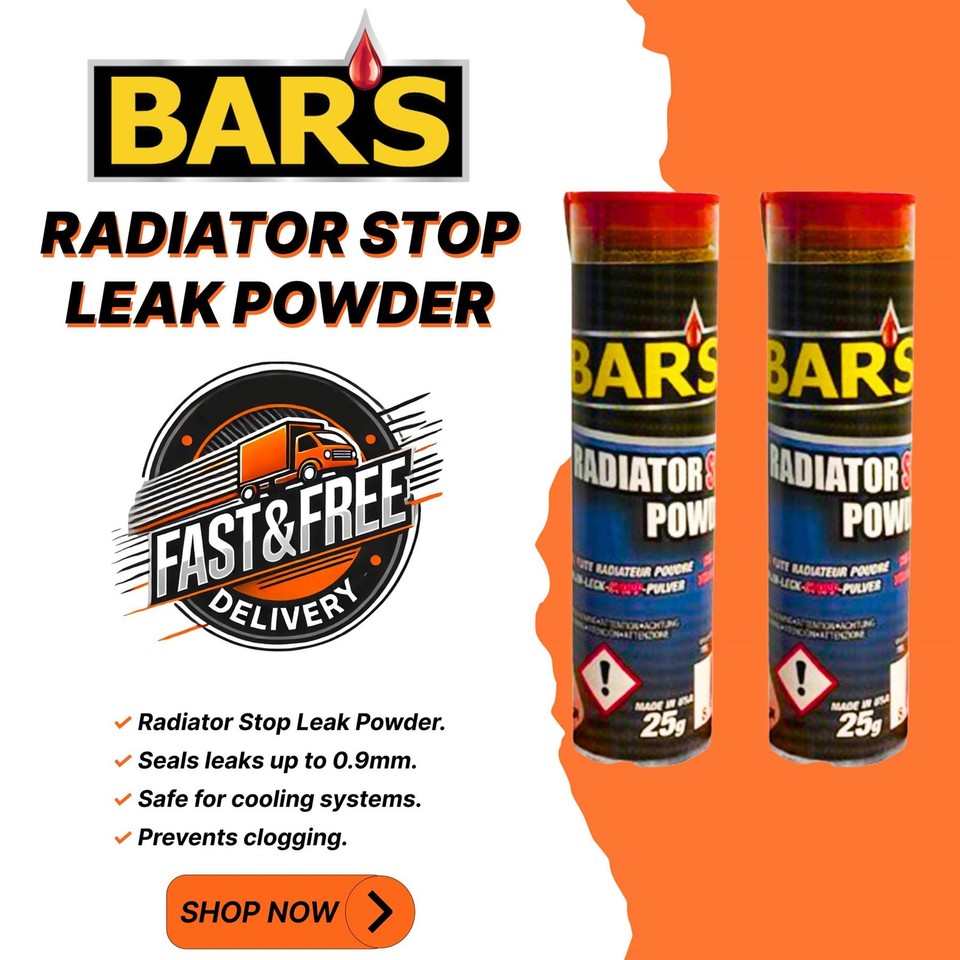 2 x Radiator Radiator Stop Leak Powder Car Cooling System Weld Repair ...
