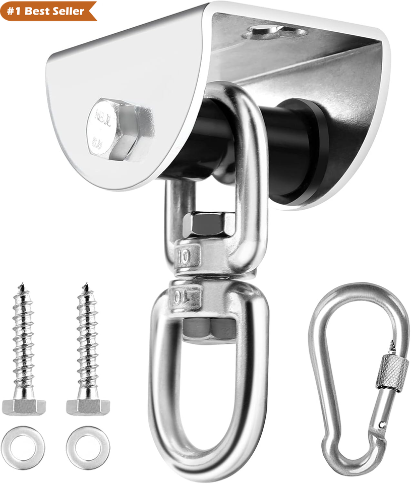 Ceiling-Mounted Heavy Bag Hanger with 360° Swivel for Boxing and ...