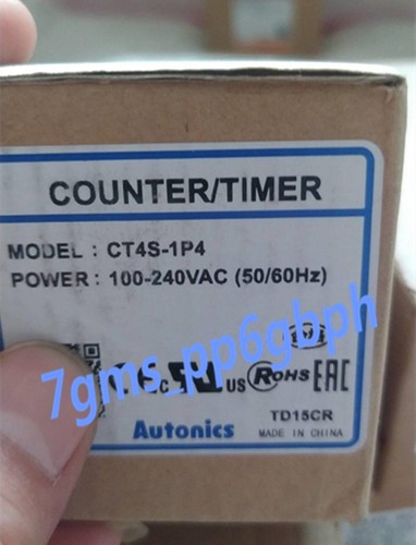 1 PCS NEW IN BOX Autonics Counter counting switch CT4S-1P4 100-240VAC ...