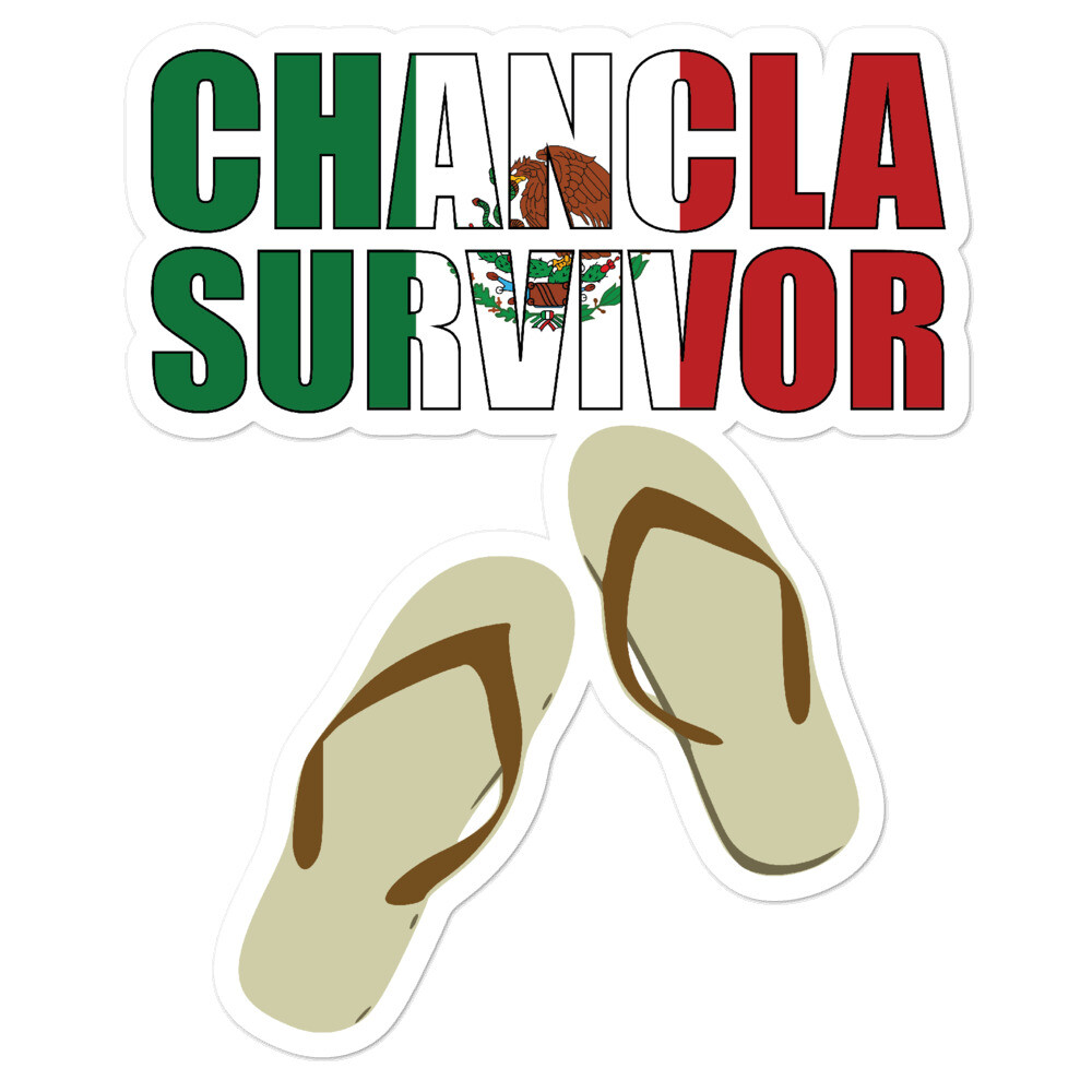 Chancla Survivor Sticker Mexican Flag Mexico Aztec Mayan Funny | eBay