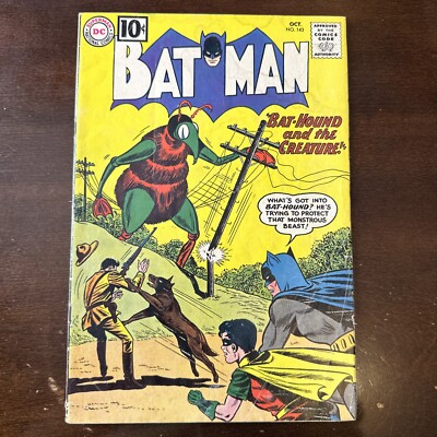 Batman #143 (1961) - Bathound Batman and Robin! | eBay