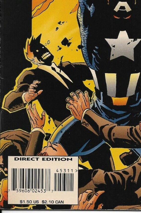 Marvel Comics 1996 Captain America #453 Writer: Mark Waid Artist: Ron ...