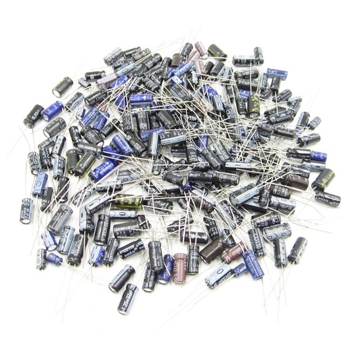210Pcs 25 Value 0.1uF~220uF Electrolytic Capacitors Assortment Kit Set ...