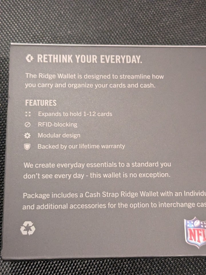 New, in box Ridge Slim RFID Blocking Wallet + Keycase - Traditional ...
