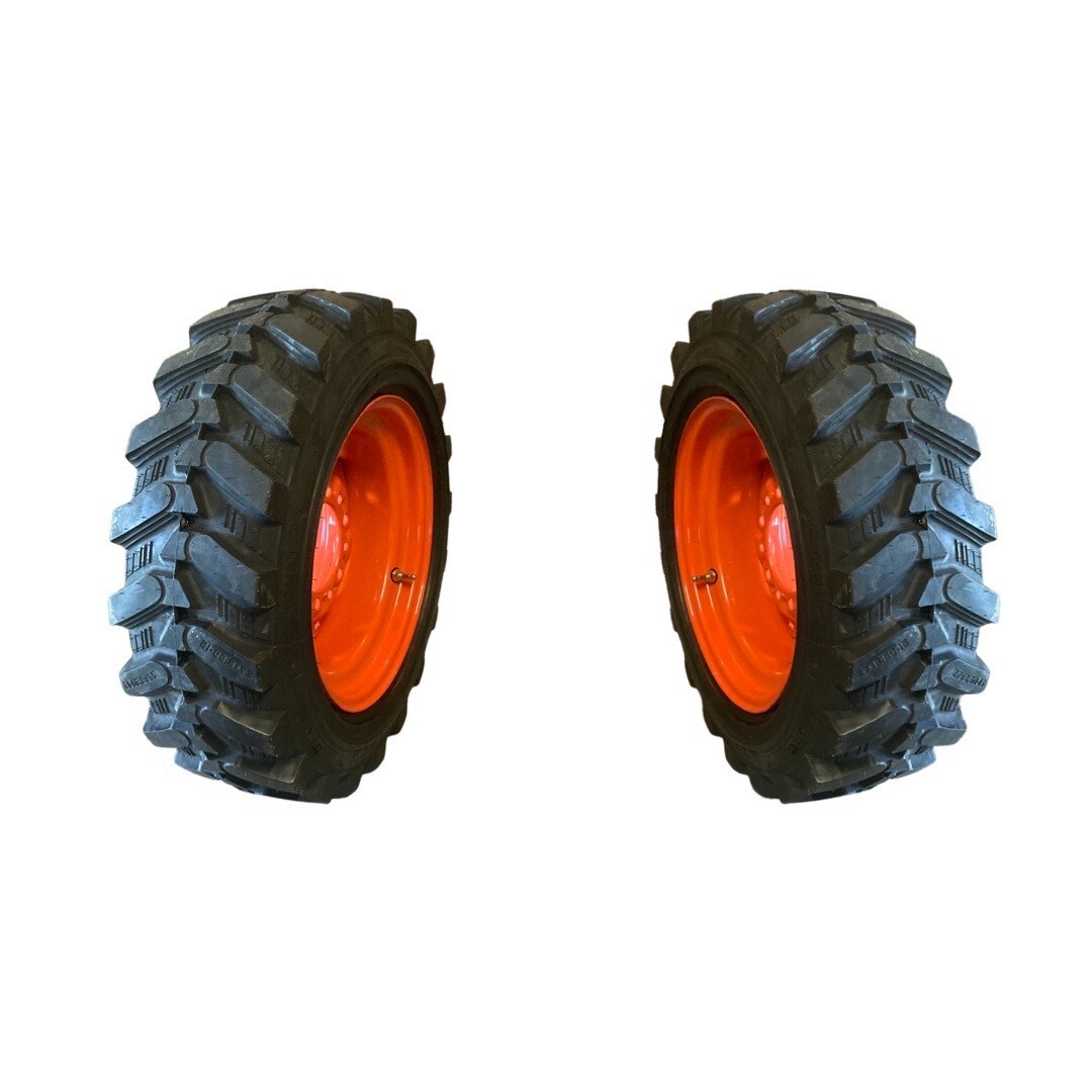 Pair of 2 NEW 27X8.50-15 6 lug Tires & Rims for Kubota Tractor & more ...