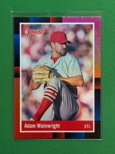 2022 Panini Donruss Baseball Adam Wainwright #272 1988 Retro Holo Red ...