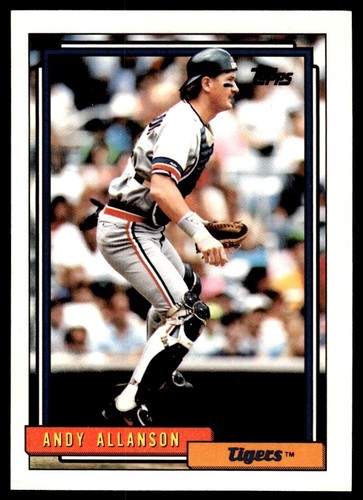 1992 Topps Baseball Card Andy Allanson Detroit Tigers #167 | eBay