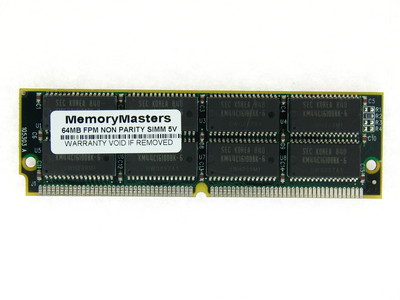 64MB FPM MEMORY NON-PARITY 60NS SIMM 72-PIN 5V 16X32 SOJ OR TSOP | eBay