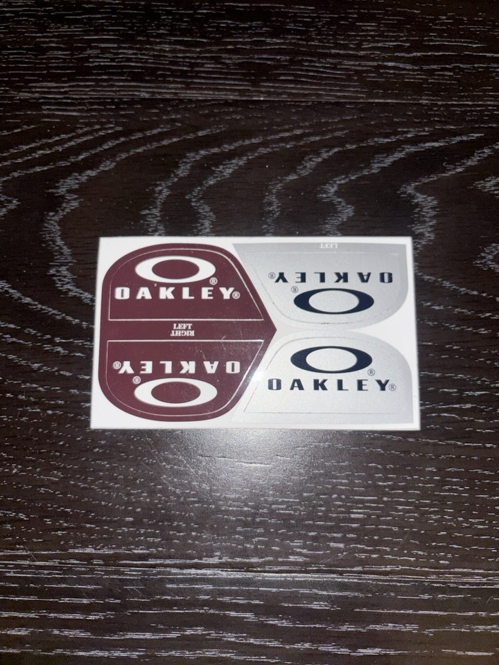 Oakley Helmet Shield Visor Logo Stickers Football Each | eBay