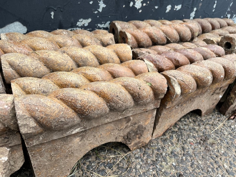 Reclaimed Rope Edging / Victorian Rope Top Edging/ Path/Garden Edging ...